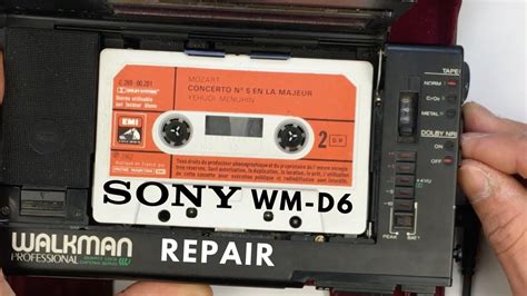 Sony Wm D6 Professional Walkman Repair Youtube