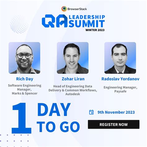 Browserstack On Linkedin Qa Leadership Summit Winter 2023 Edition