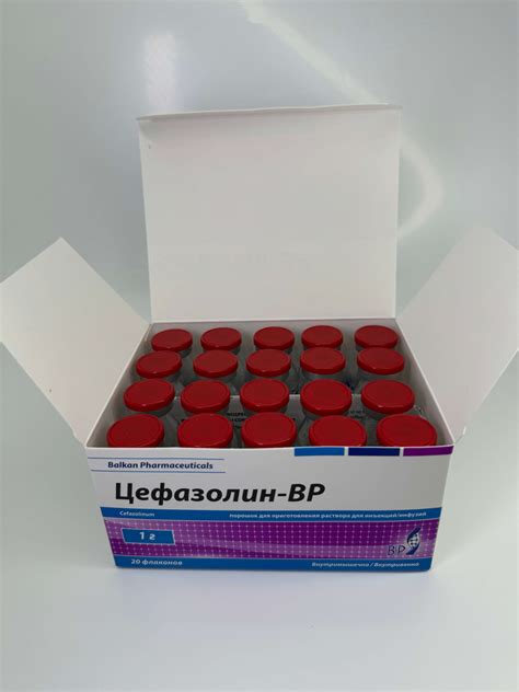Cefazolin Bp Powder And Solvent For Injectable Solution