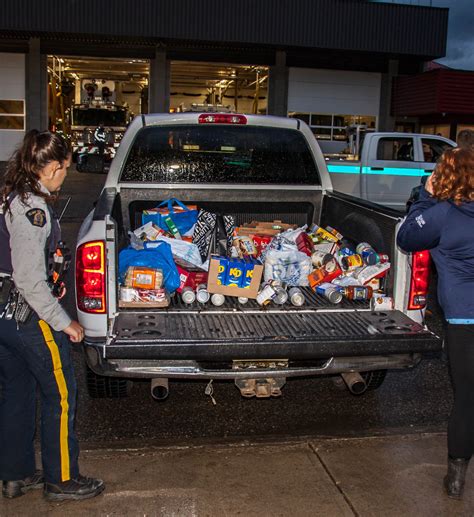Emergency Services Food Drive Fight Back Against Hunger Added A New