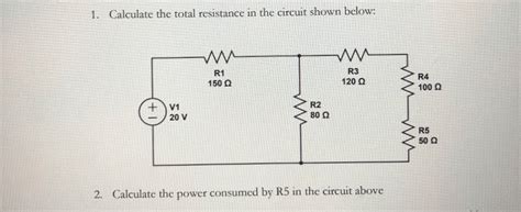 in the circuit diagram shown below find total resistance circuit diagram