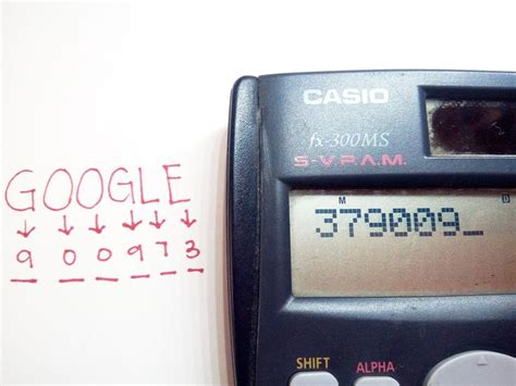 Write Words With A Calculator