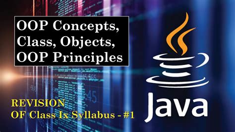 Oop Concepts In Java Objects And Classes Oop Principles Computer