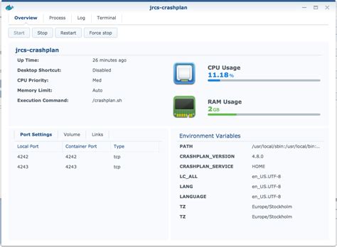 Setup Crashplan In A Docker Container On Synology Lots Of Emryl