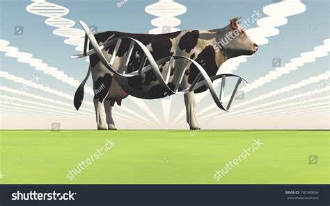 Genetically Modified Cow Stock Illustration 190180034 Shutterstock
