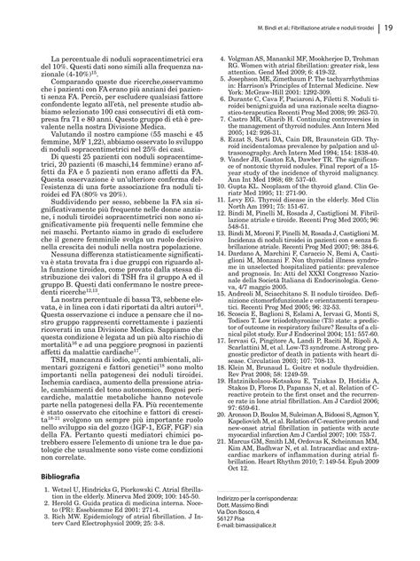 Fibrillazione Atriale E Noduli Tiroidei Pdf