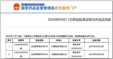 国产首款！齐鲁制药「罗普司亭」获批上市