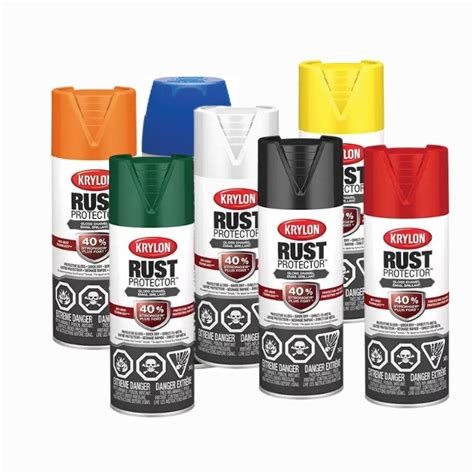 Krylon Rust Protector Rust Preventative Enamel Paint 12oz Aerosol Can