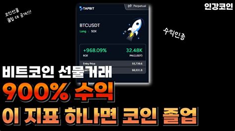 비트코인 선물거래 900 수익 이 지표 하나면 코인 졸업 가능합니다 Youtube