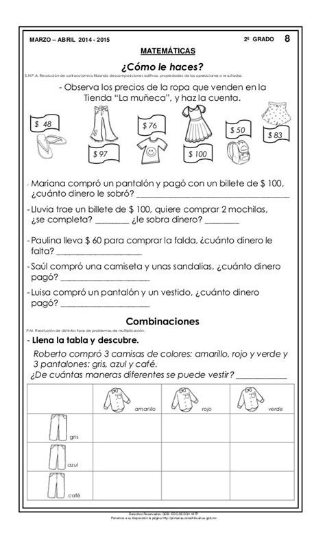 Material Didactico De Apoyo 2º Matematicas Primero De Primaria