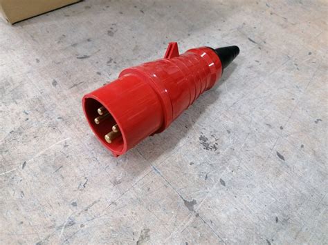 Stecker 16a 3 Phasen 10 Stück Neu Gemäss Beschreibung In