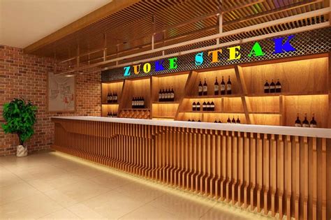 西餐厅吧台效果图 西餐厅装修效果图 西餐厅效果图 大山谷图库