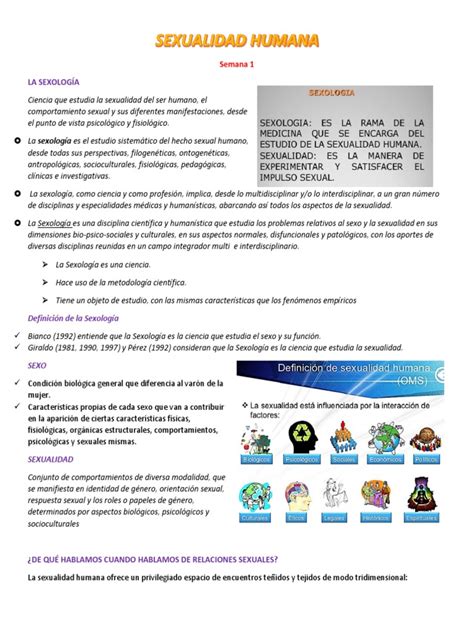 Parcial Sexualidad Humana Pdf Sexología La Sexualidad Humana