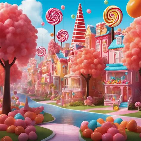 Candy Landscape Stable Diffusion Prompt Promptbase