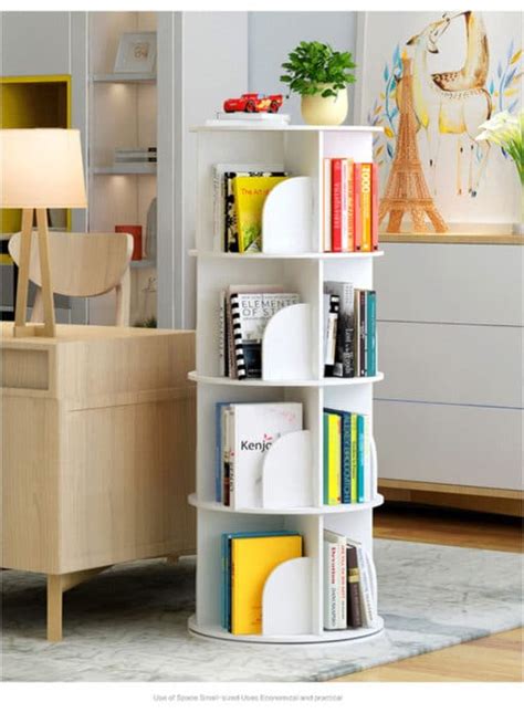 4 етажен творчески подов въртящ се рафт за книги Купете днес и вземете 55 отстъпка