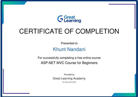 Nandani Khunt On Linkedin Aspnet Mvc Course