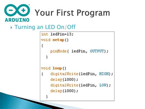 PPT Arduino Tutorial PowerPoint Presentation Free Download ID