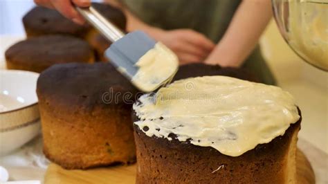 Traditional Easter Cake Step By Step Guide Stock Video Video Of Religion Sharing 306082375