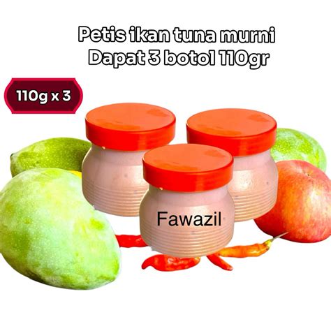 Jual 3 Botol Petis Ikan Tuna A3 Kualitas Premium Super Asli Madura