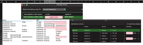 Ms Excel Sorting Multiple Columns And Have Empty Cells First With Vba