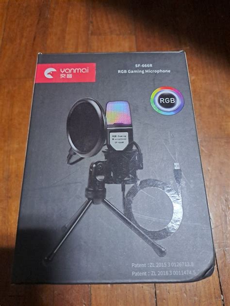 Yanmai RGB gaming microphone, Audio, Microphones on Carousell