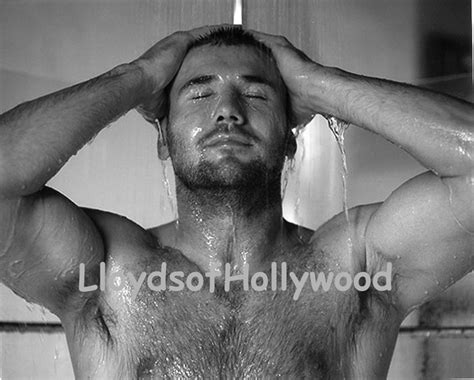 Ben Cohen Handsome Rugby Player In Shower Unique Candid Photograph Etsy
