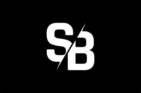 Monogram SB Logo Design Graphic By Greenlines Studios Creative