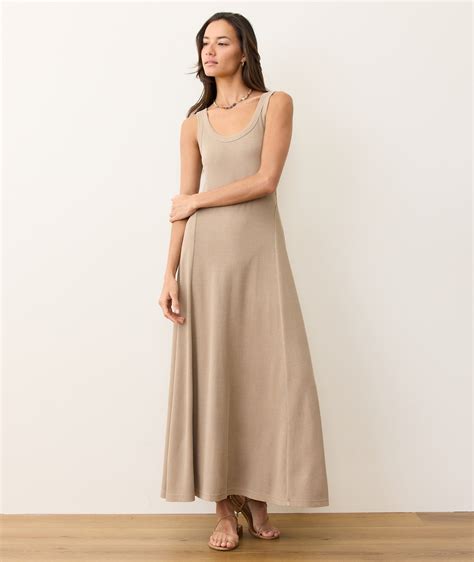Lexi Rib Sun In Fit And Flare Dress Marine Layer