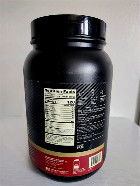 Whey Protein Powder Optimum Nutrition Gold Standard 100 Double Rich Chocolate Ebay