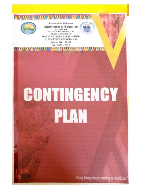Contingency Plan Pdf