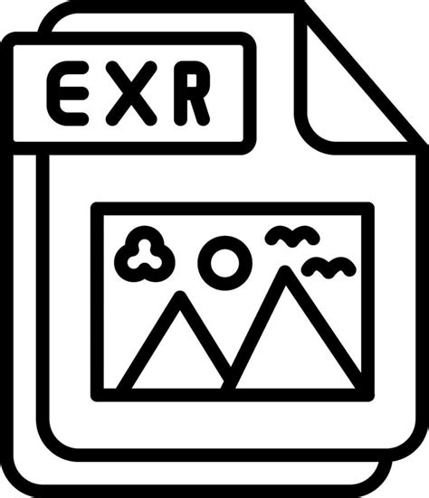 Exr Line Icon Design 46904823 Vector Art At Vecteezy