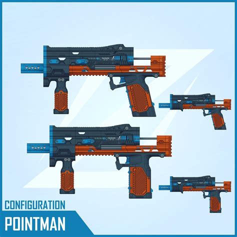 a modular 3d printed nerf blaster toy i have been developing called the hammerhead r