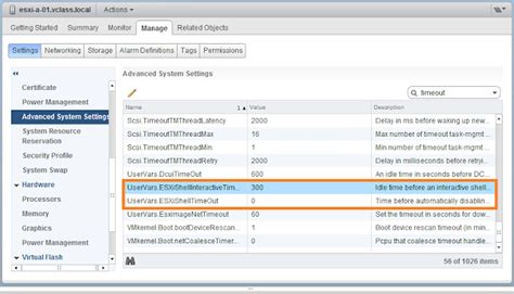 Virtualization The Future Esxi Shell Ssh And Dcui Timeout Settings In Vsphere 60