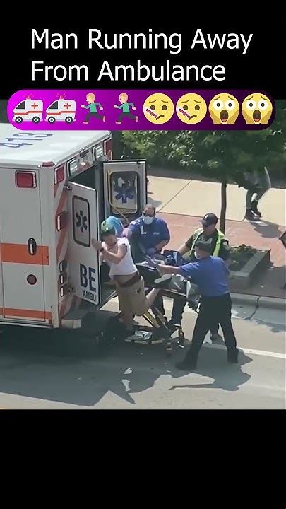 How To Escape Your Expenses Man Running Away From Ambulance Run