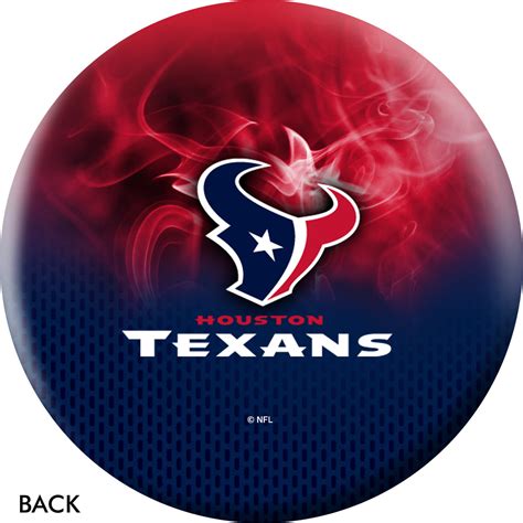 Nfl On Fire Houston Texans Bowling Ball