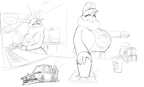 Rule 34 Big Breasts Breasts Hazel Shakotanbunny Huge Breasts Shakotanbunny Thick Thighs Wide