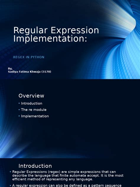 Implementation Of Regular Expression Pdf Regular Expression Computer Science