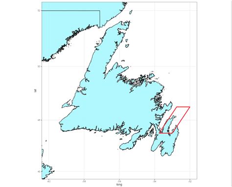 R Outlining Areas Of A Map Using Rectangles Stack Overflow