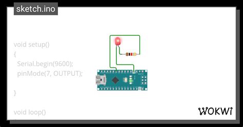 Led Red Wokwi Esp32 Stm32 Arduino Simulator Led Red Wokwi Esp32 Stm32 Arduino Simulator