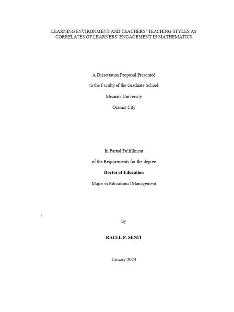 Senit Proposal Pdf Learning Teachers