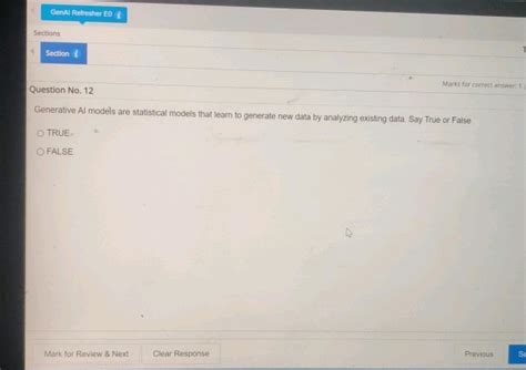 Genal Retresher E Sections Section T Marks StudyX