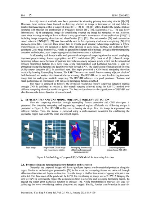 Efficient Resampling Features And Convolution Neural Network Model For Image Forgery Detection Pdf