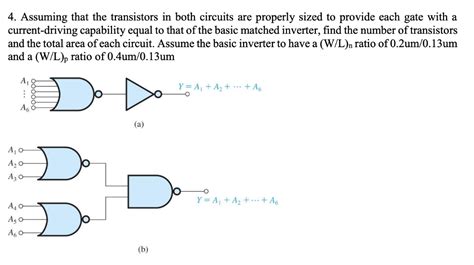 Solved Assuming That The Transistors In Both Circuits Are Chegg Com