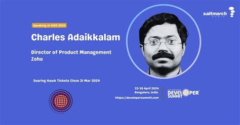 Developersummit On Linkedin Gids Gids2024 Lowcodedevelopment Charlesadaikkalam Zoho