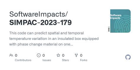 Github Softwareimpactssimpac 2023 179 This Code Can Predict Spatial And Temporal Temperature