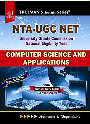 Top 5 UGC NET Computer Exam Books Download Free PDF UGC NET Computer Paper 1 2 Of CBSE NTA