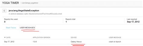 Where Do Crash Reports On Android Go In Developer Console Stack Overflow