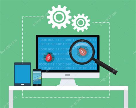 Software Testing — Stock Vector © Ribkhan 85535456
