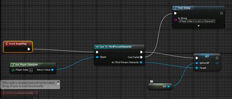 Get Player Character Returns 0 In My Blueprint Third Person Project