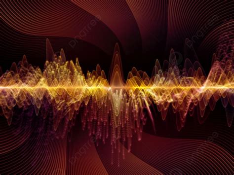 Wave Function Series Backdrop Of Colored Sine Vibrations Photo Background And Picture For Free